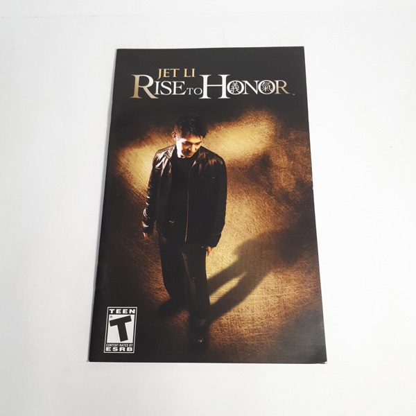 JET LI RISE TO HONOR MANUAL - - PNP Games Online Store