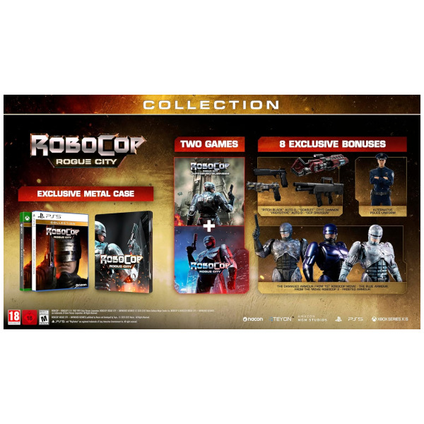 Robocop Rogue City Collection with Steelbook - PlayStation 5 PS5 - PNP ...