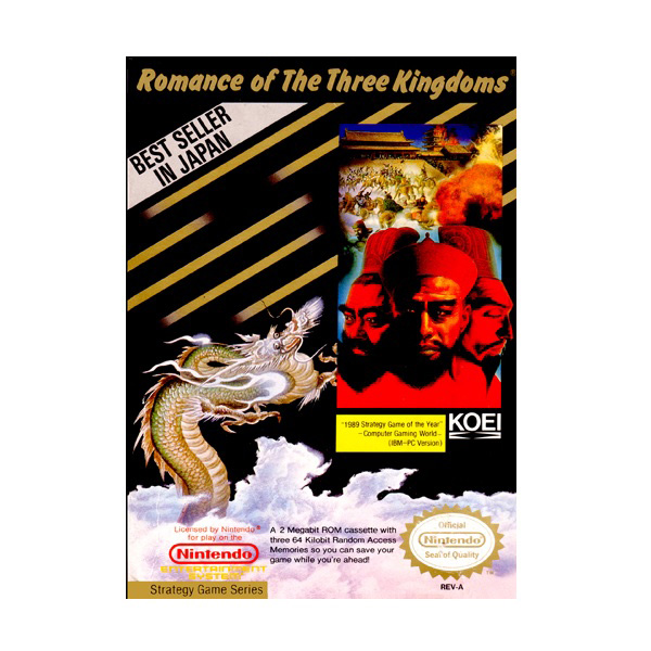 Romance of the 3 Kingdoms - Nintendo NES - Used - - PNP Games Online Store