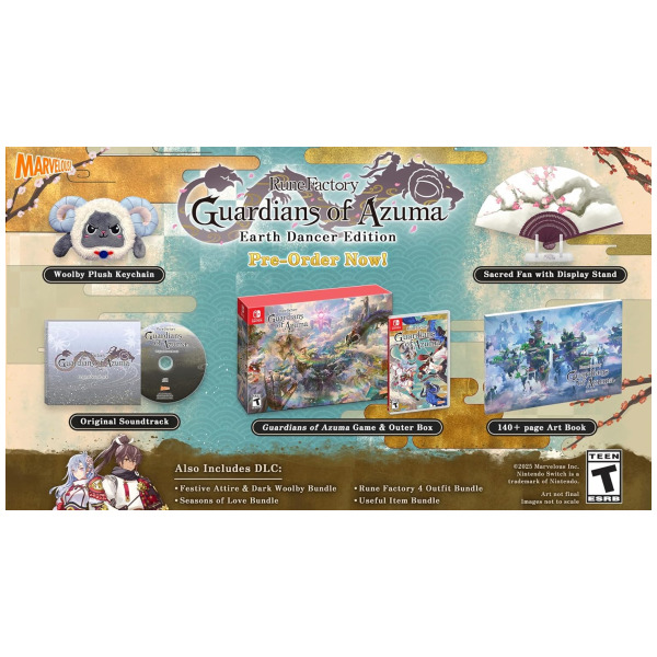 Rune Factory Guardians of Azuma Earth Dancer Limited Edition - Switch ...