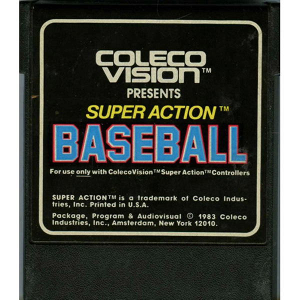 Super Action Baseball - Colecovision - Used - Cart Only - - PNP Games ...