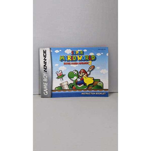 Super Mario Advance 2 Super Mario World Manual Only - - PNP Games ...