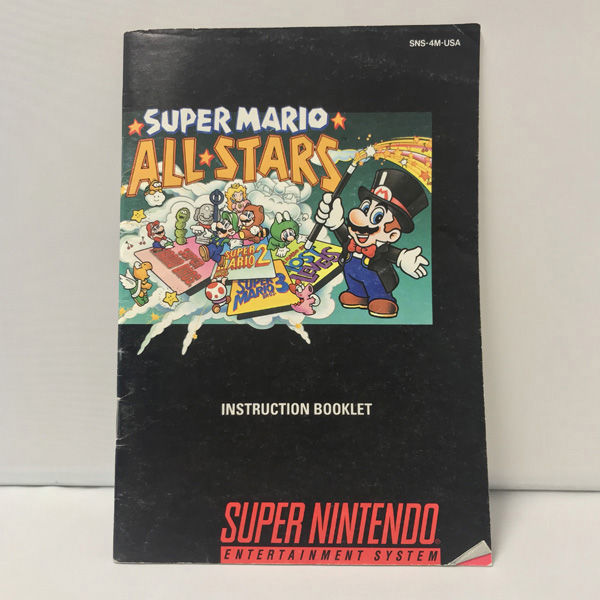 Super Mario All-Stars Manual - PNP Games Online Store