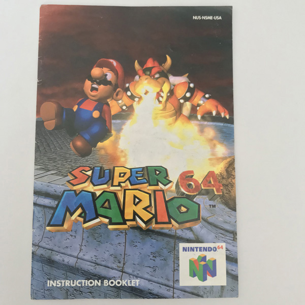 Super Mario 64 Manual - - PNP Games Online Store
