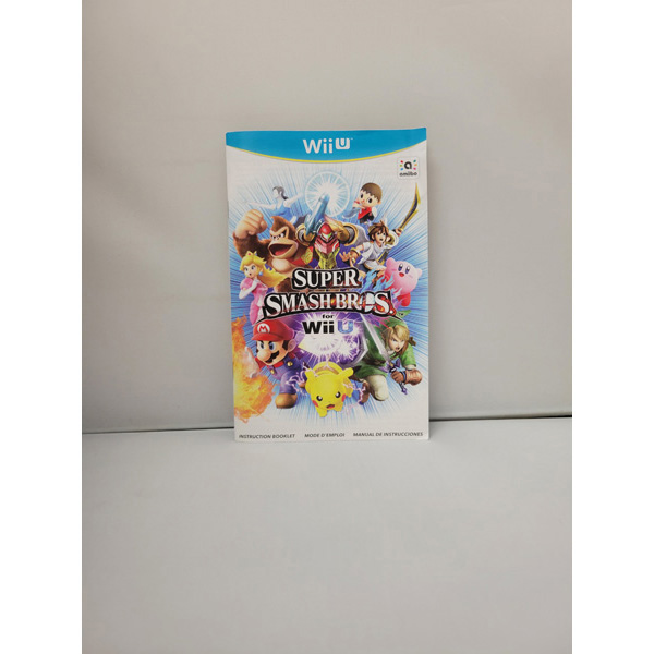 SUPER SMASH BROS FOR WII U MANUAL ONLY - - PNP Games Online Store