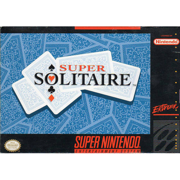 Super Solitaire - Super Nintendo SNES - Used - - PNP Games Online Store