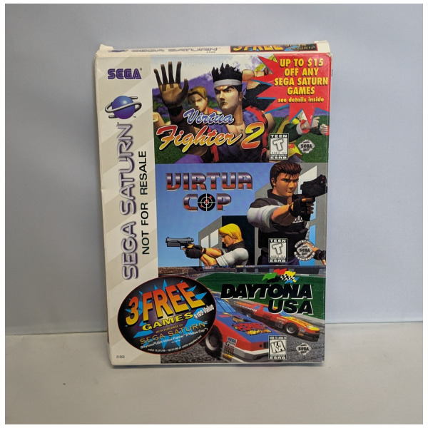 3 Pack - Virtual Fighter 2 - Virtua Cop - Daytona USA Box Only - - PNP ...