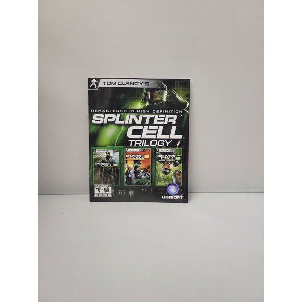SPLINTER CELL TRILOGY MANUAL ONLY - - PNP Games Online Store