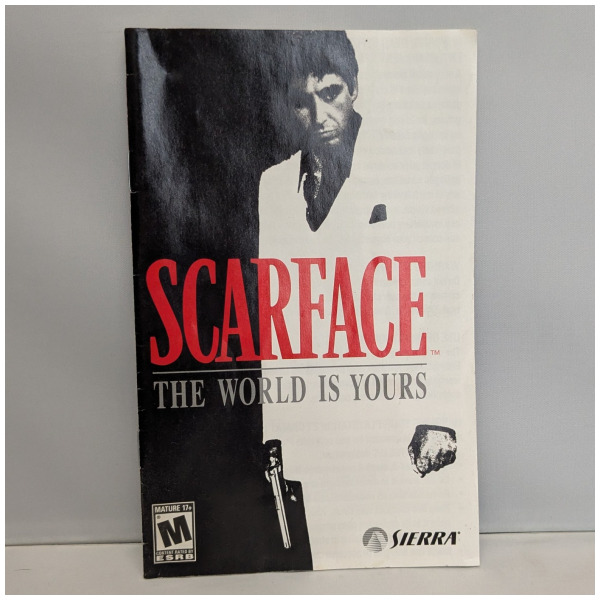Scarface World Is Yours Manual Only - - PNP Games Online Store