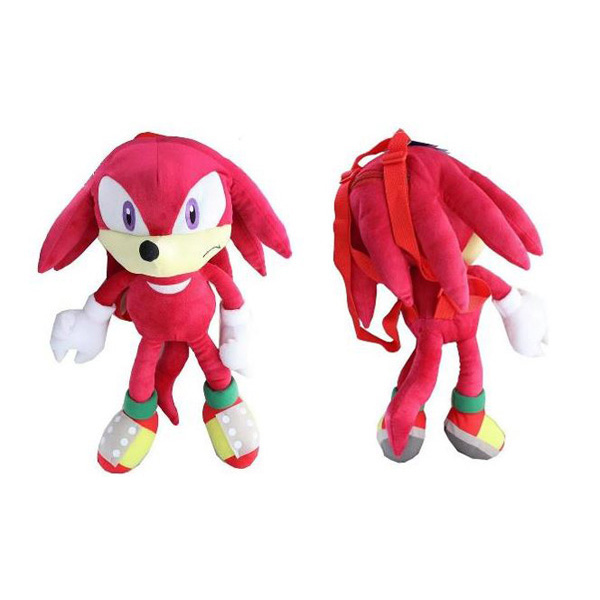 Sonic the Hedgehog Knuckles 17" Plush Backpack - - PNP Games Online Store