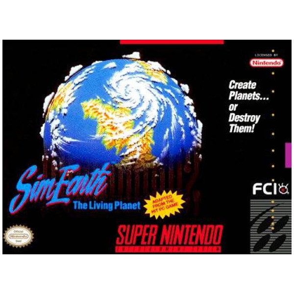 Simearth - Super Nintendo SNES - Used - - PNP Games Online Store