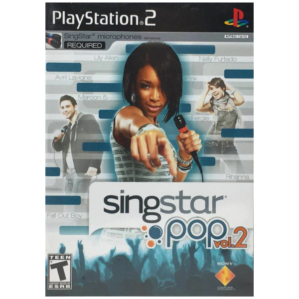 Singstar Pop V2 Game Only - PlayStation 2 PS2 - Used - Disc Only ...