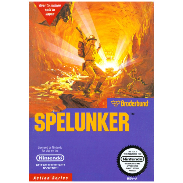 Spelunker - Nintendo NES - Used - Cart Only - - PNP Games Online Store