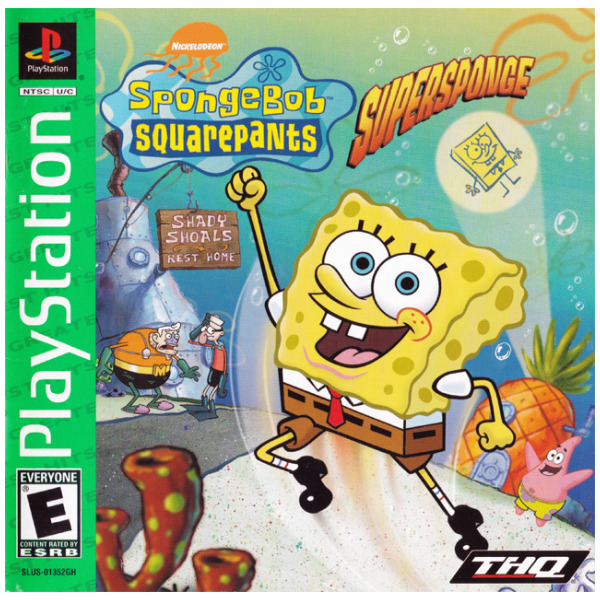 Spongebob Squarepants SuperSponge (Greatest Hits) - PlayStation PS1 ...