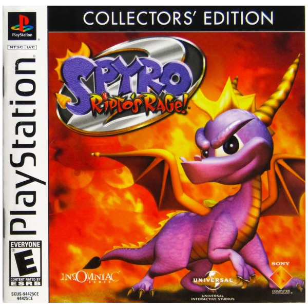 Spyro the Dragon 2 Riptos Rage Collectors Edition - PlayStation PS1 ...