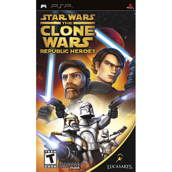 Star Wars Clone Wars Republic Heroes - PlayStation Portable PSP - Used ...
