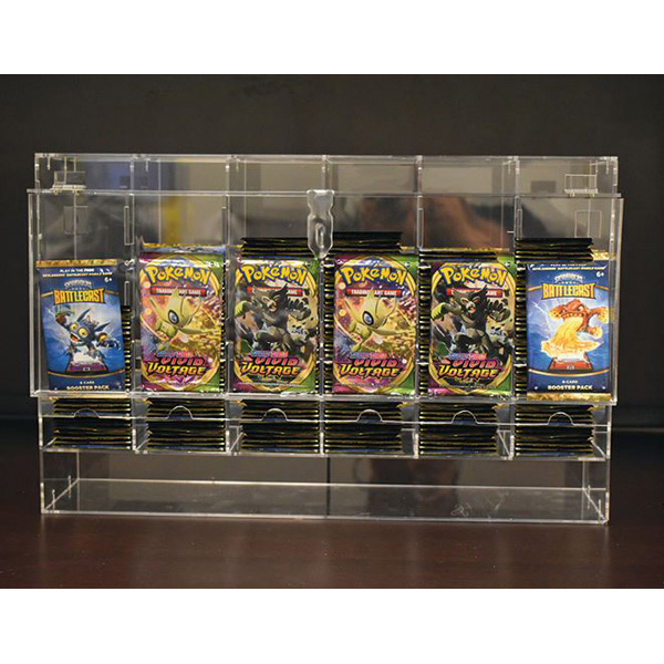 TCG Booster Pack 6-Slot Acrylic Displayer Dispenser - - PNP Games ...