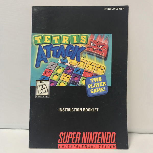 Tetris Attack Manual - - PNP Games Online Store