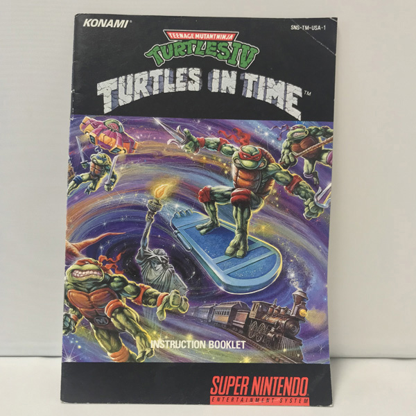 Teenage Mutant Ninja Turtles IV Turtles in Time Manual - - PNP Games ...