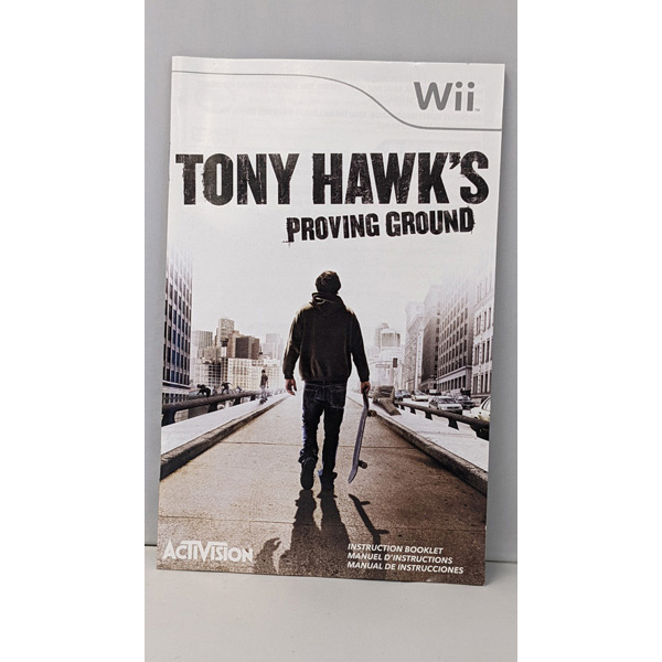 TONY HAWKS PROVING GROUND MANUAL ONLY - - PNP Games Online Store