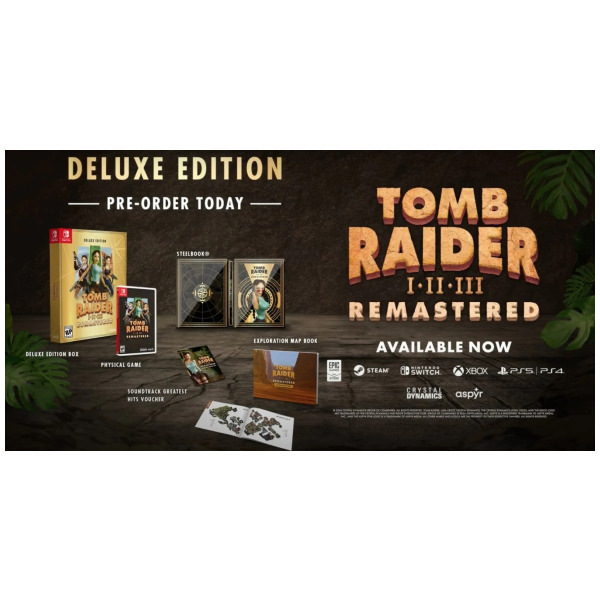 Tomb Raider I-III Remastered Deluxe Edition - Switch - - PNP Games ...