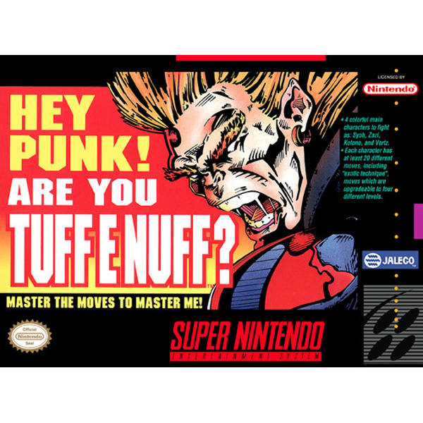 Tuff E Nuff Game Tough Enough - Super Nintendo SNES - Used - Cart Only ...