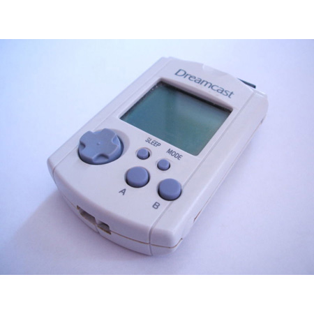 Grey Gray Sega Dreamcast Vmu Visual Memory Unit Card - Dreamcast - Used - - PNP Games Online Store