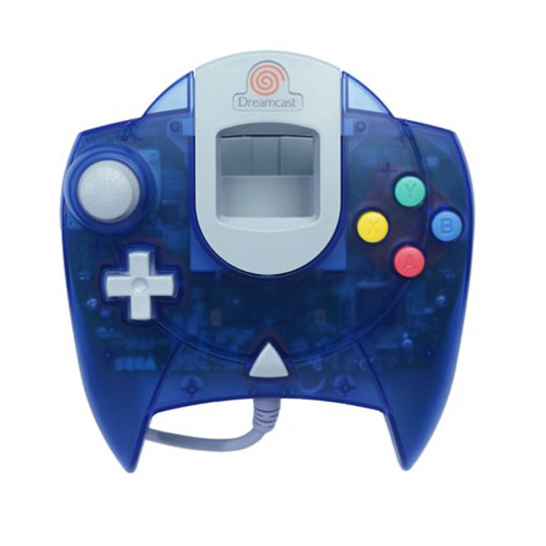 Clear Blue Controller Oem - Dreamcast - Used - - PNP Games Online Store