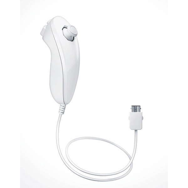 White Wired Nunchuk [Nintendo] Used - Wii - Used - - PNP Games Online Store