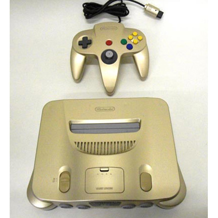 Black Nintendo 64 N64 System Console Jumper Pack System Complete in Box ...