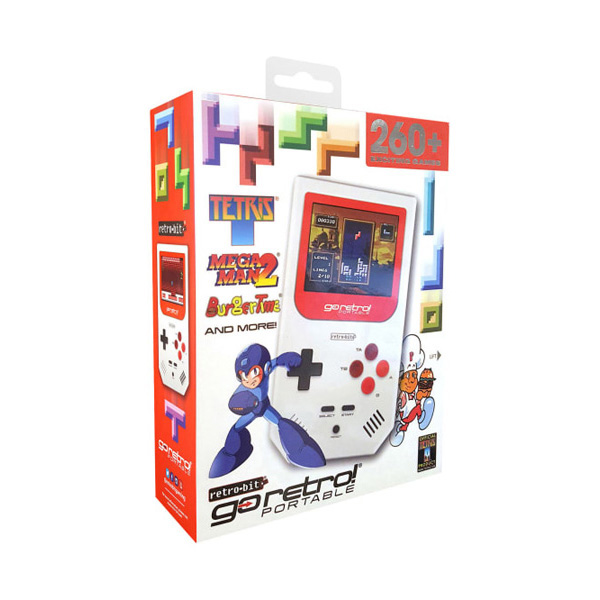 Go Retro! Portable Red Preloaded Games Handheld System [Retro-Bit ...