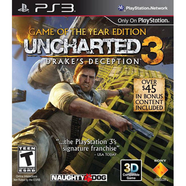 Uncharted 3 Drakes Deception Game of the Year - PlayStation 3 PS3 ...