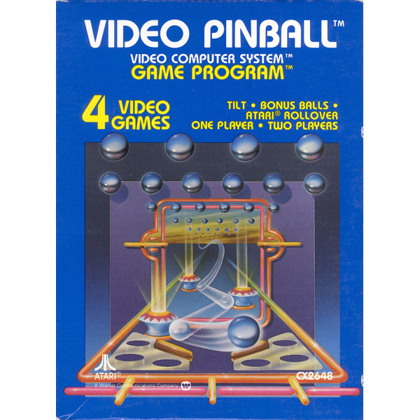 Video Pinball - Atari - Used - Cart Only - - PNP Games Online Store