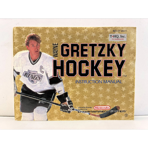 WAYNE GRETZKY HOCKEY MANUAL - - PNP Games Online Store
