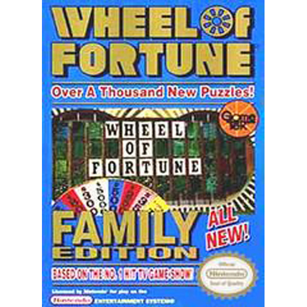 Wheel of Fortune: Family Edition - Nintendo NES - Used - PNP Games ...