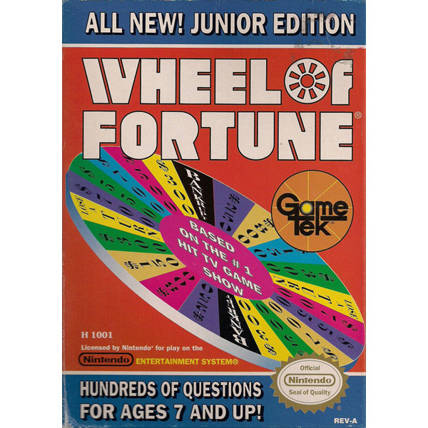 Wheel of Fortune Junior Edition - Nintendo NES - Used - - PNP Games ...
