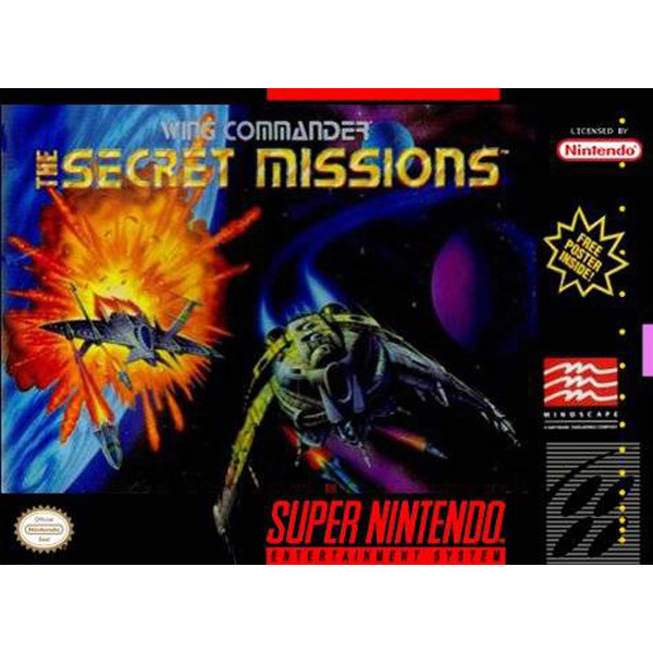 Wing Commander 2 Secret Missions - Super Nintendo SNES - Used - - PNP ...