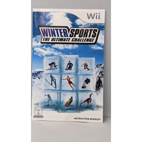 WINTER SPORTS THE ULTIMATE CHALLENGE MANUAL ONLY - - PNP Games Online Store