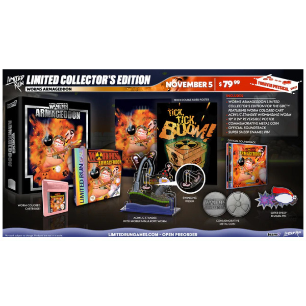 Worms Armageddon Collectors Edition (Limited Run Games) - Game Boy ...
