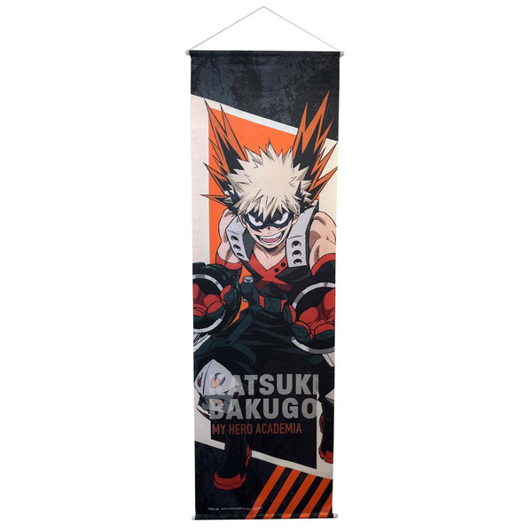 My Hero Academia Vol.1 Katsuki Bakugo 78" Wallscroll Tapestry - - PNP ...