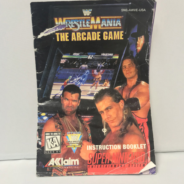 WWF Wrestlemania Arcade Game Manual - - PNP Games Online Store WWF Wrestlemania Arcade Game Manual - - PNP Games Online Store