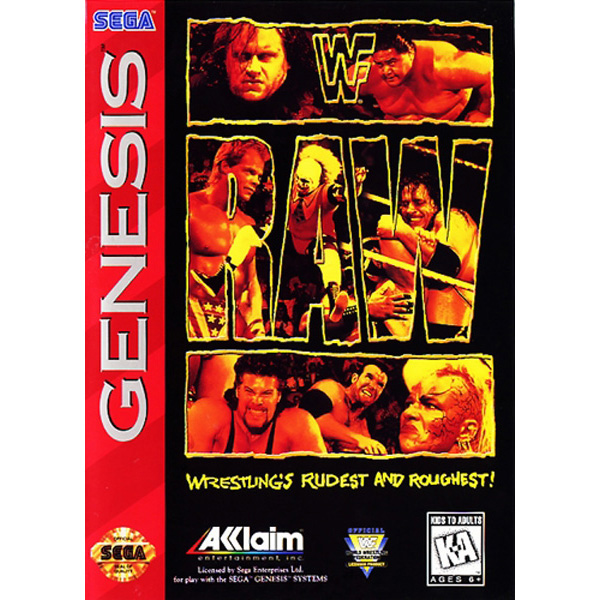 WWF Raw - Genesis - Used - Cart Only - - PNP Games Online Store
