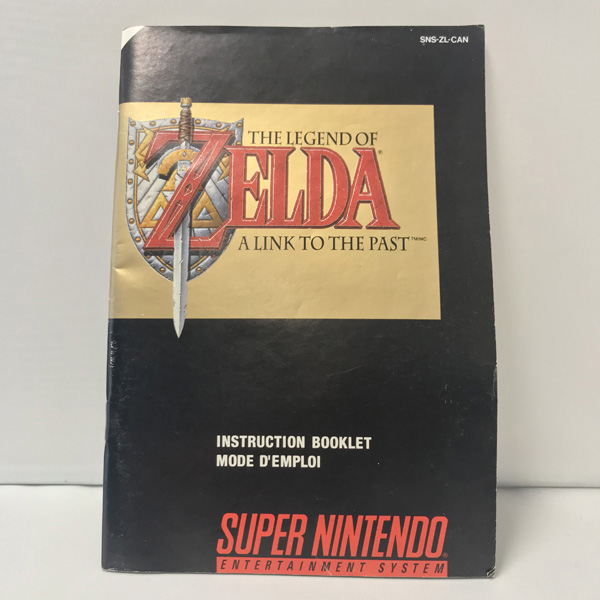 Legend of Zelda Link to the Past Manual - - PNP Games Online Store